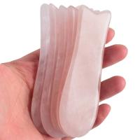 China Face Massager Gua Sha Fish Shape Guasha Tool Set Therapy Tool with 100% Natural Jade for sale