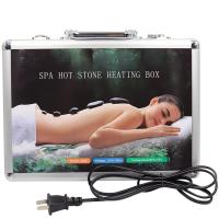 China Variety of Stone Sizes Professional Hot Stone Massage Kit with 28 Pcs Basalt Stones for sale