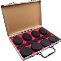 China Electric Hot Stone Massage Set with Heater 16pcs Hot Stones and Natural Basalt Stones for sale
