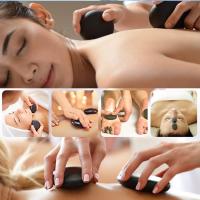 China Electric Hot Stone Massage Set with Heater 16pcs Hot Stones and Natural Basalt Stones for sale