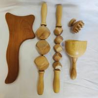 China Personal Health Care 5-Piece Wooden Massage Set for Lymphatic Drainage and Pain Relief for sale