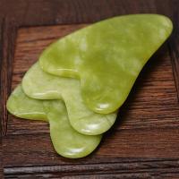 China Natural Black Jade Gua Sha for Acupoint Massage Improve Blood Flow and Release Toxins for sale