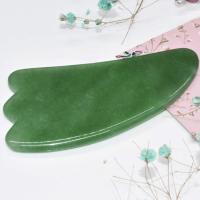 China Private Label Natural Green Aventurine Gua Sha Board for Scraping Massage Stone Face for sale