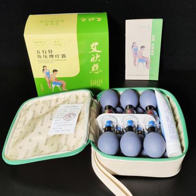 China 18 Cups Acupuncture Cupping Vacuum Set Magnetic Massage and Physical Therapy Cups for sale