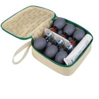 China Acupuncture Physical Therapy Haci Magnet Cupping Set with 12 Cans and Magnetic Needle for sale