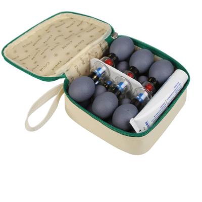 China Acupuncture Physical Therapy Haci Magnet Cupping Set with 12 Cans and Magnetic Needle for sale