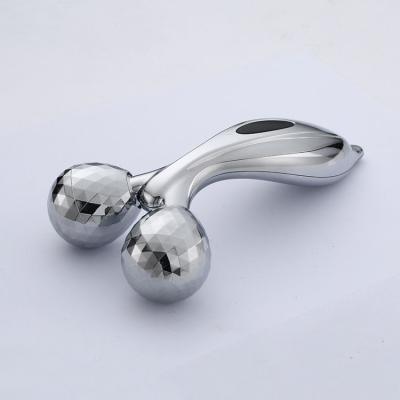 China Plastic ABS Plating 3D Roller Massager for Facial Stretching and Double Chin Slimming for sale