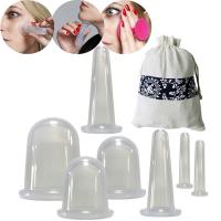 China Low MOQ Anti Cellulite Therapy Facial Cupping Set Tool for Face Food-graded Silicone for sale