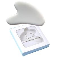 China Massager Tool for Face Guasha Board Scraping Resin SPA Massage 102mm*102mm*19 around for sale