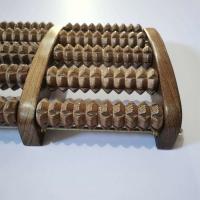China Chinese Medicine Apparatus Health Care Tools Raw Wooden Foot Massager Roller for Spa for sale