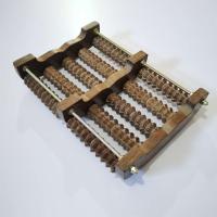 China Chinese Medicine Apparatus Health Care Tools Raw Wooden Foot Massager Roller for Spa for sale