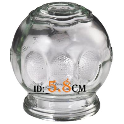 China Chinese Medicine Apparatus 5 Glass Cupping Fire Vacuum Massage Therapy Hijama Cups for sale