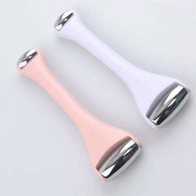 China Stainless Steel Double Sided Ice Face Roller for Slimming and Relaxation Professional for sale