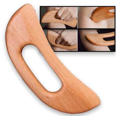 China Facial Massager Anti Cellulite Gua Sha Wood Therapy Massage Tools for Lymphatic Drainage for sale