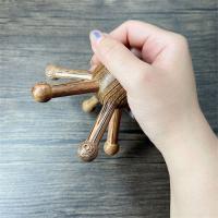 China Acupoint Relaxing Wood Therapy Massage Tool with Certification and Wooden Head Massager for sale