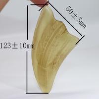China Real Material Natural Ox-Horn Guasha Boards for Facial SPA Massager Engrave Your Logo for sale