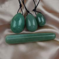 China Natural Quartz Crystal Nephrite Jade Yoni Egg Set for Women Class I Vaginal Massage 4Pcs for sale