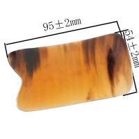 China Horn Guasha Body Scraping Plate Massage Board with Certification and Real Material for sale