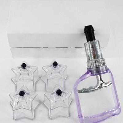 China Ventouse Massage Therapy with 4pcs Heart Shape Cupping Set and 1 Year Shelf Life Cups for sale