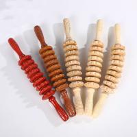 China Source Massage Tool 9 Wheels Wooden Massager for Cellulite Reduction and Relaxation for sale