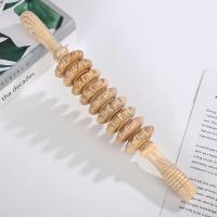 China Source Massage Tool 9 Wheels Wooden Massager for Cellulite Reduction and Relaxation for sale