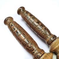 China 6/9/12/15 Wheels Wooden Massage Roller for Belly Fat Reduction and Lymphatic Drainage for sale