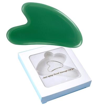 China Express/Air/Sea/Train Shipping Way Facial Care Massage Face Board Jade Scraping Tool for sale