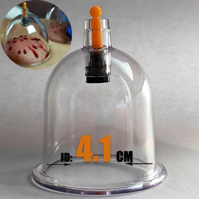 China Sterile Y3 4cm Disposable Hijama Cups for Lymphatic Drainage Thick Cupping Wall for sale
