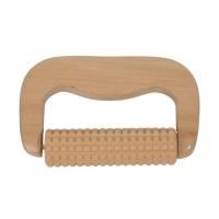 China Multi-Function Handheld Wooden Roller Massager for Muscle Tension Release and Relaxation for sale
