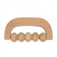 China Multi-Function Handheld Wooden Roller Massager for Muscle Tension Release and Relaxation for sale