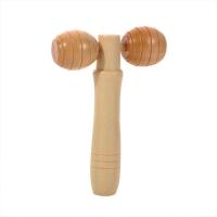 China Logo Engrave Wooden Face Roller for Face Wood Therapy Natural Wood Customized Service for sale