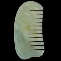 China Facial Massager Function Natural Xiuyan Jade Guasha Comb Massage for Thick Jade Tools for sale