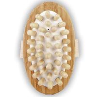 China Health Care Wooden Airbag Massage Brush Comb for Solid Wood Cushion Head Scalp Massager for sale