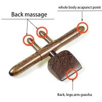 China Personal Health Care Natural Acupressure Wood Guasha Gua Sha Wooden Body Massage Tool for sale