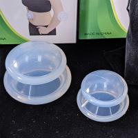 China 4pcs Clear Silicone Cupping Set for Beauty and Dampness Treatment Transparent Cups for sale