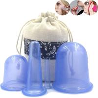China Medical Soft Silicone Cupping Cups for Anti Cellulite and Massage in Green Professional for sale