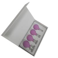China Customized 4pcs Glass Facial Cupping Set for Face Eye Lip Body in Gift Box Packaging for sale