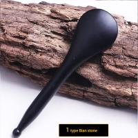 China Hand Carved Obsidian Massage Wand for Facial and Body Skin Massage For Commercial Home for sale