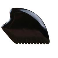 China Black Beauty Health Care Gua Sha Massage Tool for Facial Lifting and Skin Scraping for sale