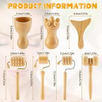 China Experience the Ultimate Relaxation with Wooden Facial Massage Tool Set 7 Pieces for sale