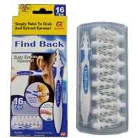 China 16 Soft Silicone Tips Ear Wax Removal Tool Reusable and Washable Hand Held Spiral Remover for sale