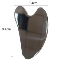 China Heart Shape Gua Sha Metal Tool for Facial and Body Massage Skin Tightening Techniques for sale