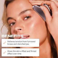 China Heart Shape Gua Sha Metal Tool for Facial and Body Massage Skin Tightening Techniques for sale