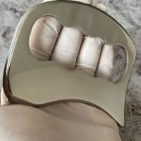 China Function Massage Medical Stainless Steel Gua Sha Muscle Scraper Tool for Body Massage for sale