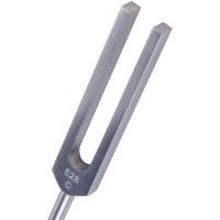 China Sound Healing Musical Tool 528 Hz Tuning Fork with Aluminum Alloy and Silicone Hammer for sale