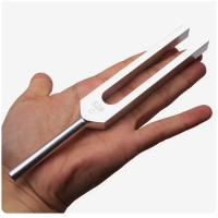 China Sound Healing Musical Tool 528 Hz Tuning Fork with Aluminum Alloy and Silicone Hammer for sale