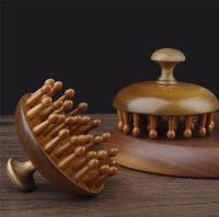China Scalp Massager Brush for Hair Growth Wooden Wide Tooth Hair Brush 1 Year Shelf Life for sale