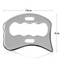 China Food Grade Stainless Steel Gua Sha Muscle Scraper Massager for Physical Therapy for sale