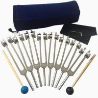 China 8pcs Aluminum Alloy Medical Tuning Fork Sound Healing of 126 136 141 172 194 210 221HZ for sale