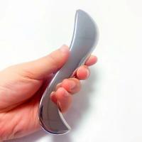 China Silver Muscle Scraper Massager Fascia IASTM Massage Tools for Targeted Muscle Therapy for sale